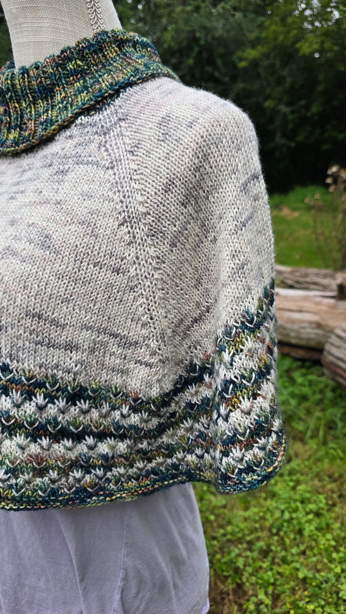 Pomona Capelet Knitting Pattern – Wanded Knit and Crochet