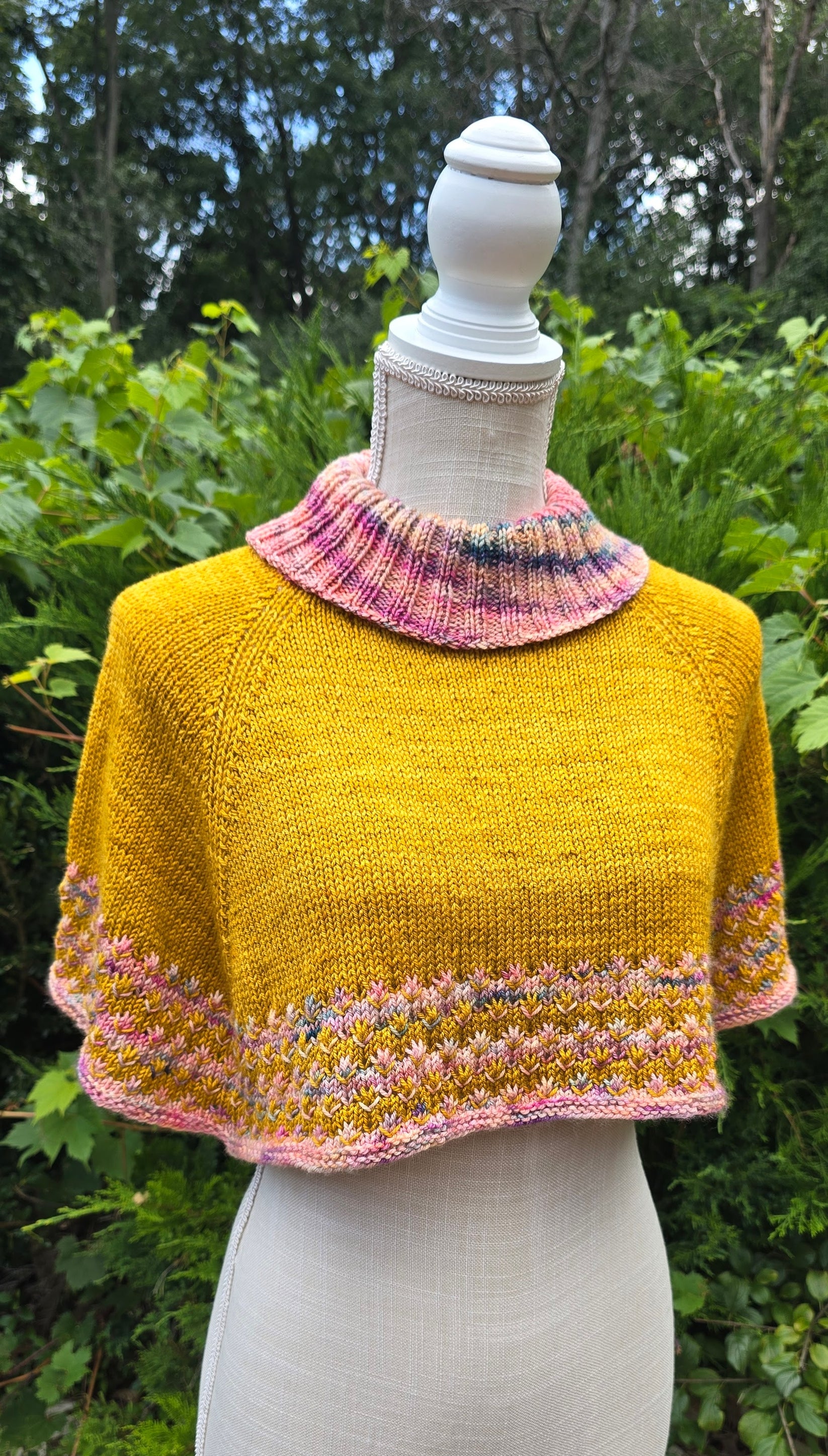 Pomona Capelet Knitting Pattern – Wanded Knit and Crochet