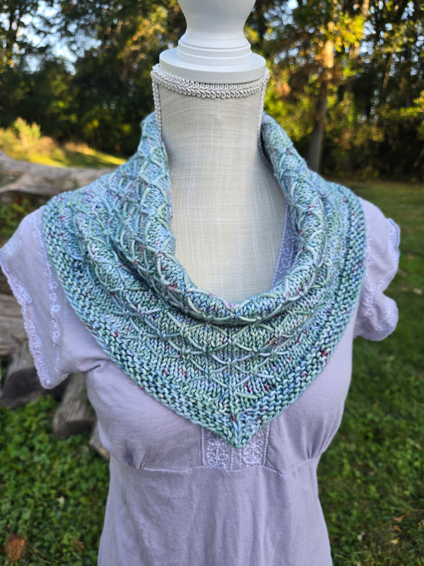 Zoya Bandana Cowl Knitting Pattern – Wanded Knit and Crochet
