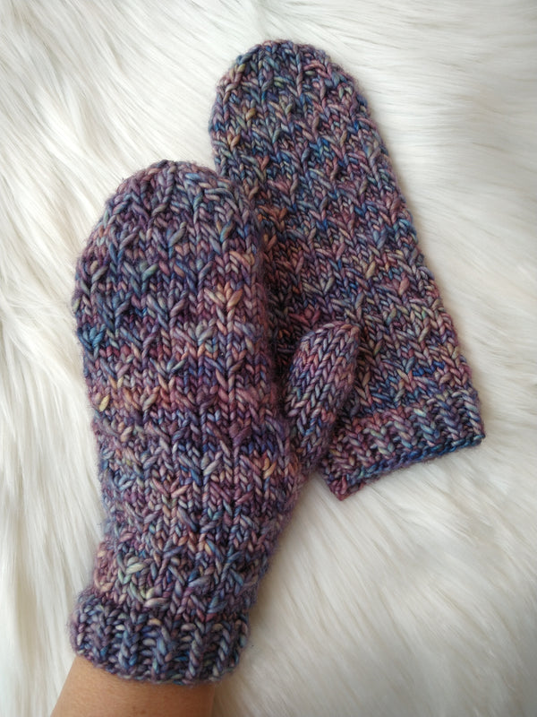 Rosewood Mitts (LIGHT) Knitting Pattern – Wanded Knit and Crochet