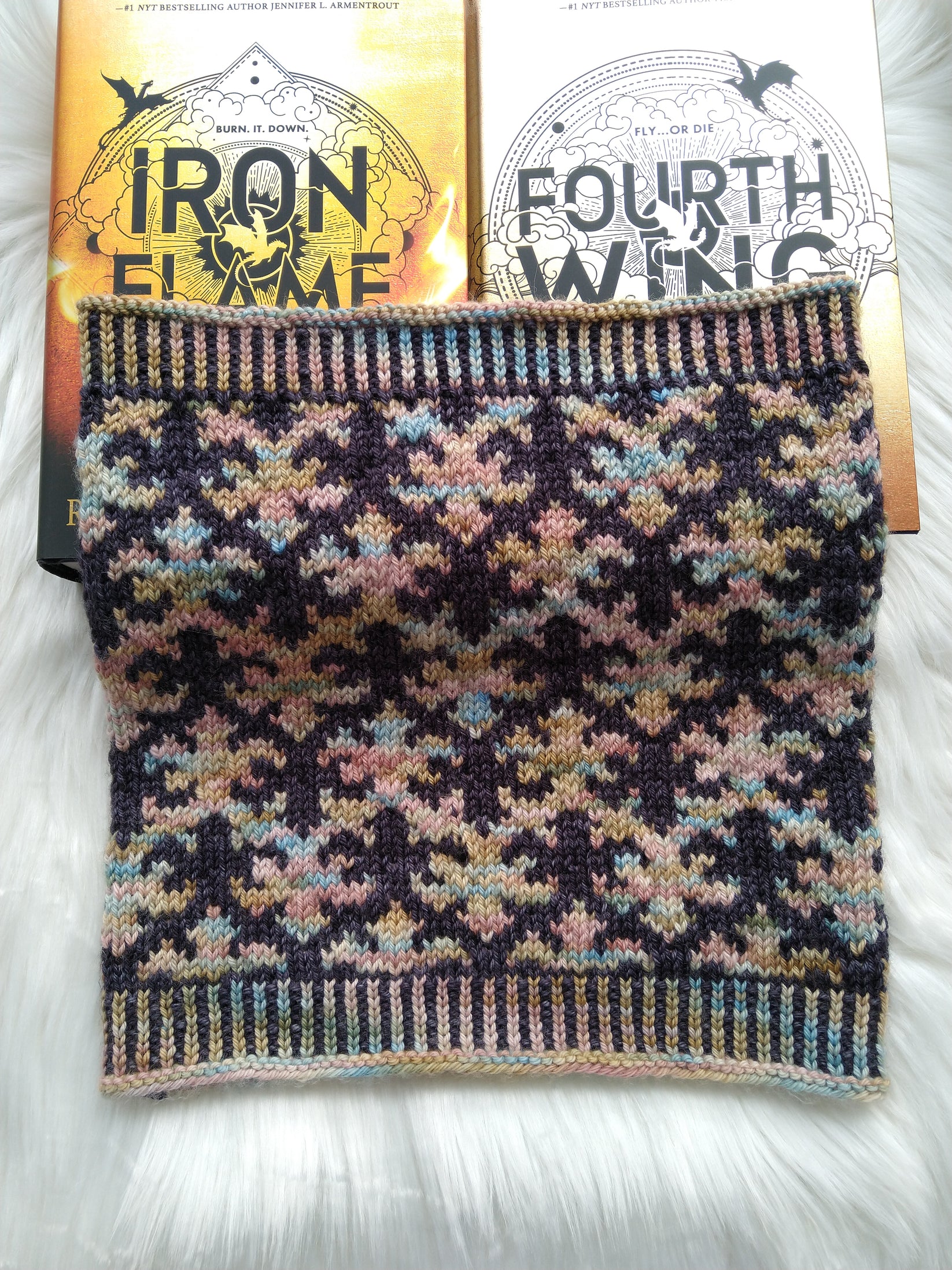 Shadow Wielder Cowl Knitting Pattern – Wanded Knit and Crochet