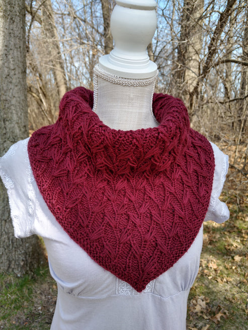 Wiggentree Bandana Cowl Knitting Pattern – Wanded Knit and Crochet