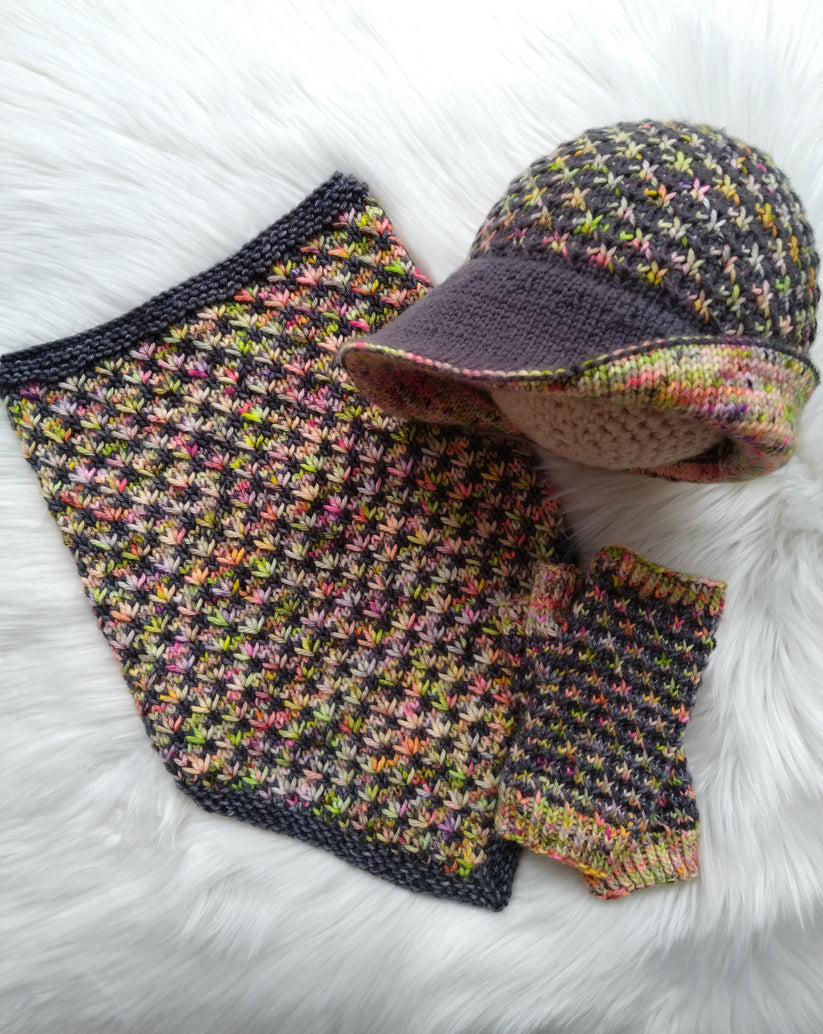 Rosewood Bandana Cowl Knitting Pattern – Wanded Knit and Crochet