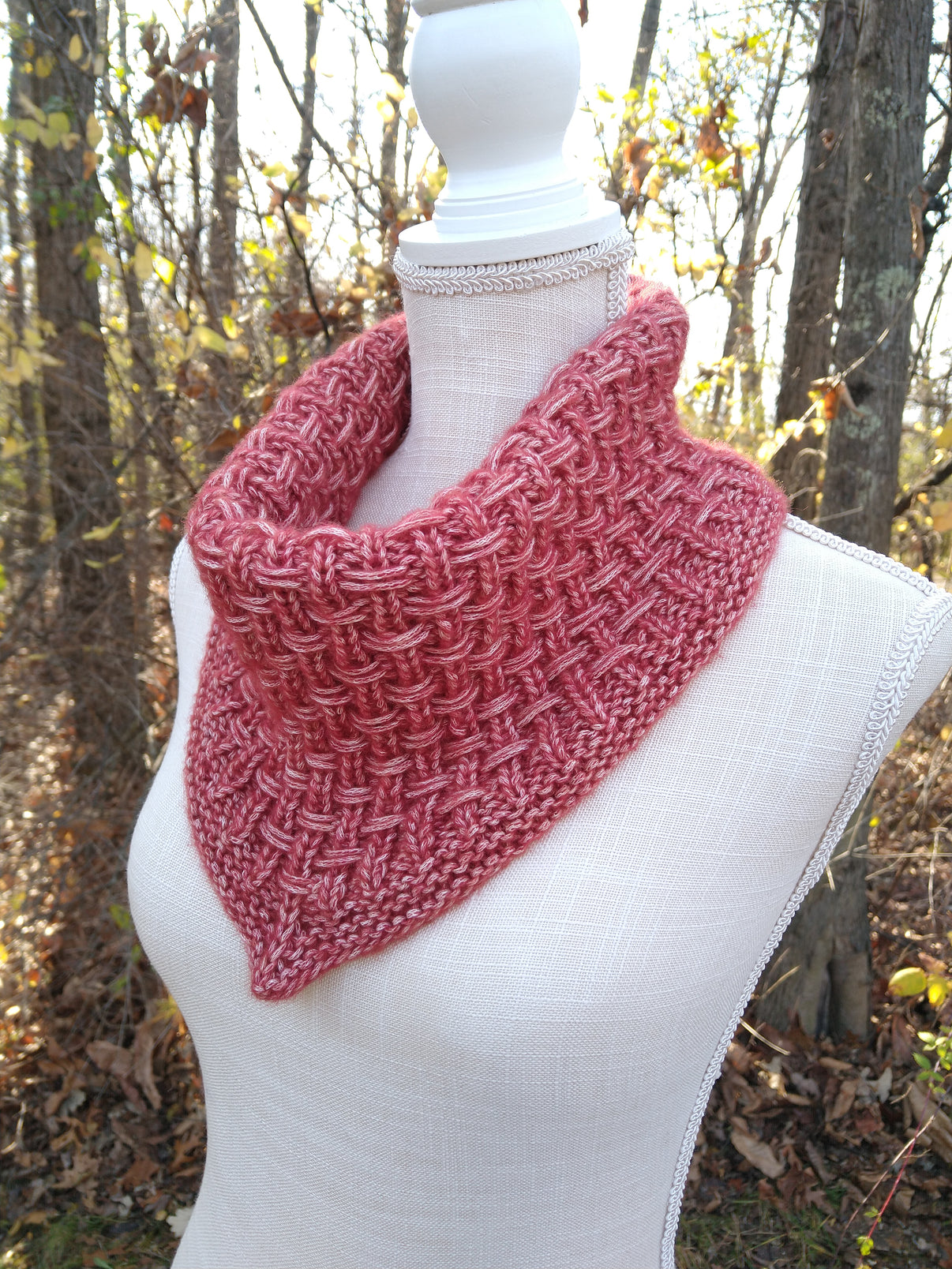 AzkaBandana Cowl Knitting Pattern – Wanded Knit and Crochet