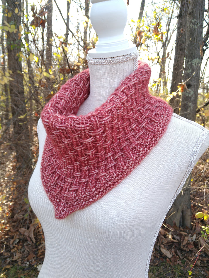 AzkaBandana Cowl Knitting Pattern – Wanded Knit and Crochet