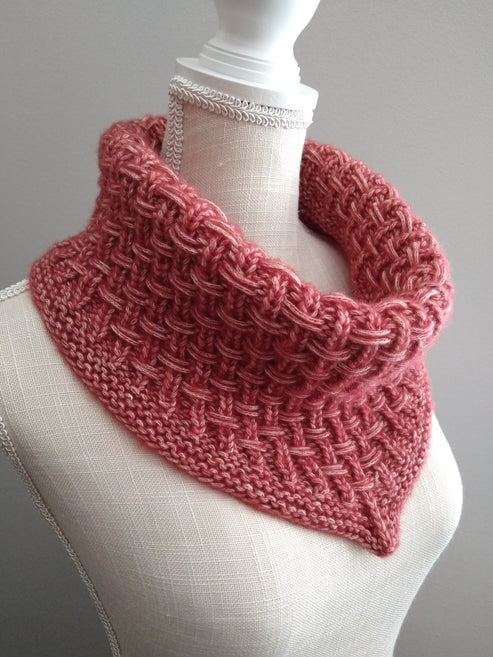 AzkaBandana Cowl Knitting Pattern – Wanded Knit and Crochet